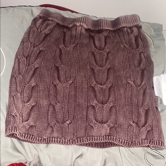 Skirts | Cable Knit Brown Skirt | Poshmark